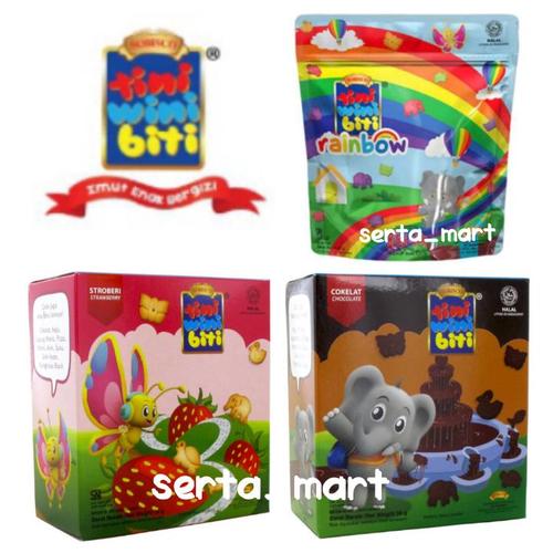 Jual Tini Wini Biti Box Strawberry / Coklat 38gr / Rainbow - Biskuit ...
