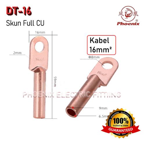 Jual Skun DT-16² Cable Lug Tembaga Copper Connecting Terminals - B ...
