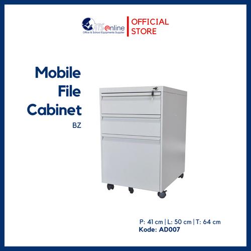 Jual File Cabinet Mobile Besi Laci Portable Minimalis untuk Arsip ...