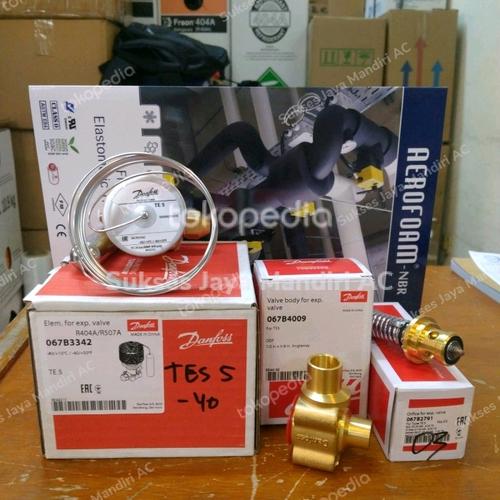 Jual Expansion Valve Danfoss TES 5 R404A/R407c plus body orifice set ...