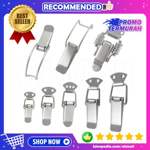 Promo Kancing Pengait Pegas Spring Loaded Toggle Clamp Pengunci Box ...