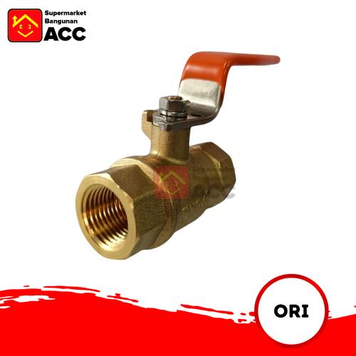 Jual Onda Stop Kran Engkel Kuningan Ball Valve 1/2, 3/4, 1 inch - 1/2 ...