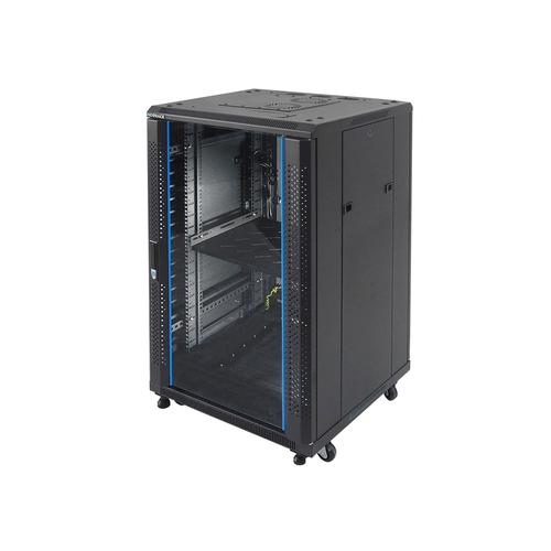 Jual Indorack IR6020G - 20U Standing Close Rack 20U Glass Door ...