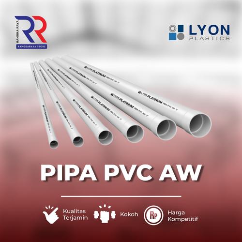 Jual PIPA PVC PUTIH JIS AW PLATINUM LYON 1/2" X 4M RLB - Rangka Raya ...