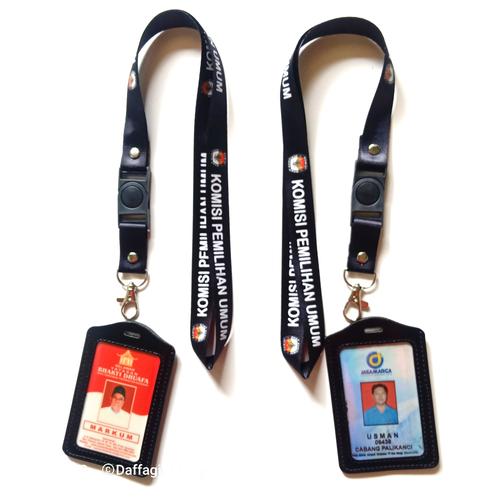 Jual Lanyard Tali Gantungan ID Card-Holder Logo KPU, Komisi Pemilihan ...