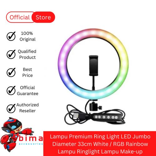 Promo Lampu Premium Ring Light LED Jumbo 33cm Lampu Ringlight Lampu ...