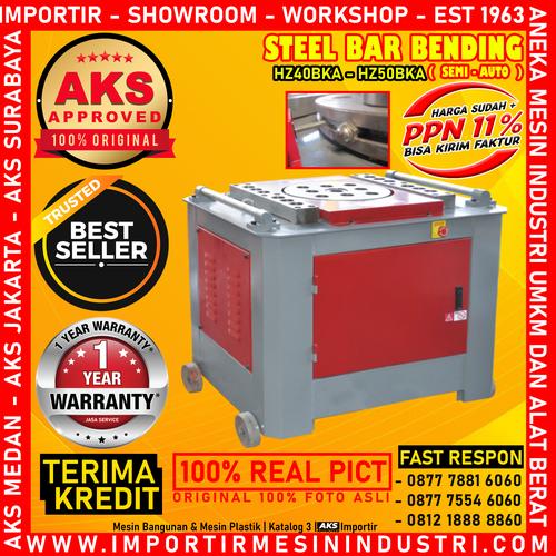 Jual 4 KW - HZ50BKA Mesin Tekuk Besi / Rebar Bending Semi Automatic ...
