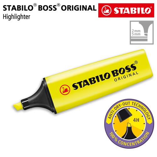 Jual Stabilo Boss Original / Highlighter Boss Yellow - Kuning ONLY ...