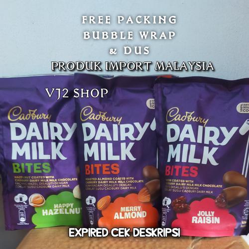 Jual Cadbury Dairy Milk Bites Almond Hazelnut Cadburry Coklat Malaysia ...