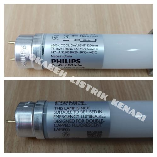 Jual Lampu Tl Led Philips Ecofit 18w Tl T8 Led Philips 18w 120cm ...