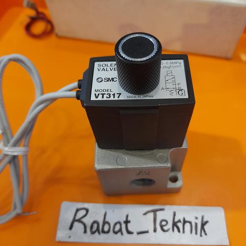 Jual SOLENOID VALVE SMC VT317-4G-02 COIL AC220V - Jakarta Barat - Rabat teknik | Tokopedia