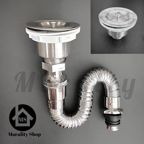 Jual Afur Selang Sifon Wastafel Dapur Set Murah Basin Waste Avur Siphon ...