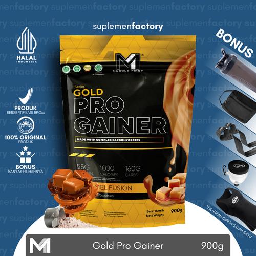 Jual M1 Gold Pro Gainer 2lbs Muscle First Weight Gainer M1 Pro Gainer ...