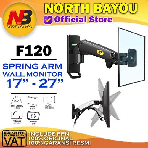 Jual Bracket TV Monitor LED LCD North Bayou NB F120 NBF120 13-27" NB F ...