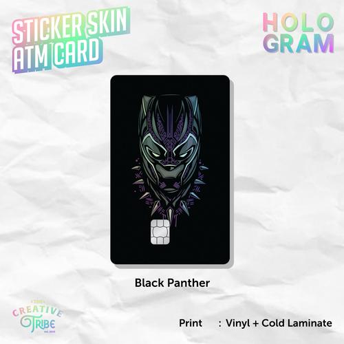Jual Black Panther - Sticker Skin Card HOLOGRAM Stiker Kartu ATM Etoll - Bk Panther HOLO, Full ...