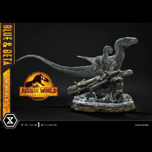Jual Prime 1 Studio Jurassic World Dominion Blue and Beta Velociraptor ...