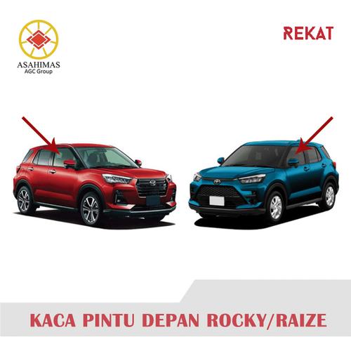 Jual TOYOTA ROCKY RAIZE - KACA PINTU DEPAN - ASAHIMAS OEM - WINDSHIELD ...