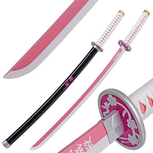 Jual katana kayu RIMURU cosplay demon slayer terlaris - pink - Kota ...