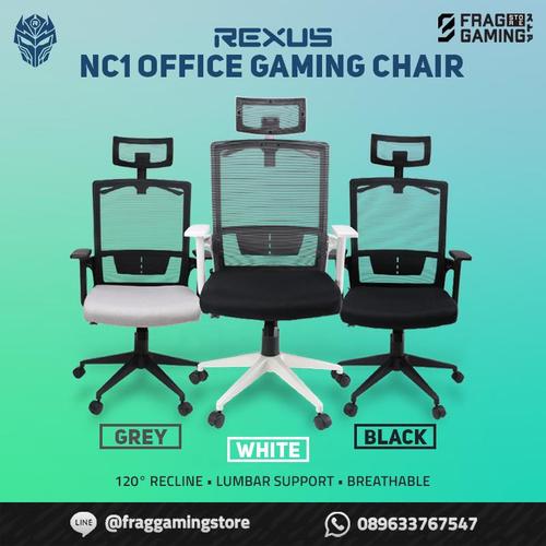 Jual Rexus NC-1 / NC1 Ergonomic Office Chair Kursi Kantor - Hitam ...