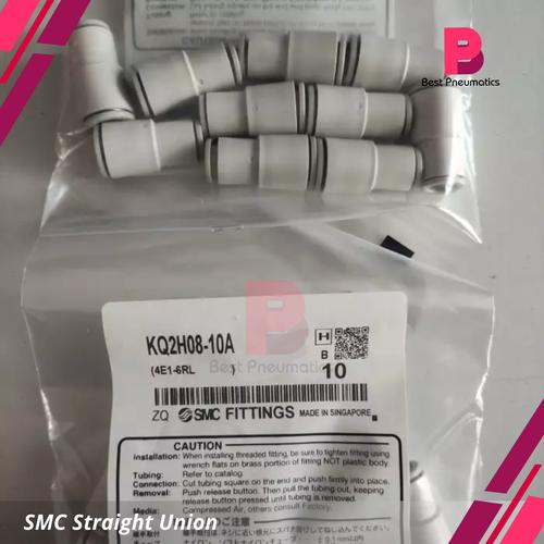 Jual KQ2H08-10A SMC Straight Union One-touch fitting for ∅8mm~∅10mm - Jakarta Barat - Best ...