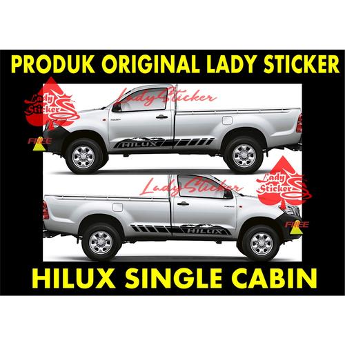Jual STICKER STIKER MOBIL HILUX SINGLE CABIN STIKER LIST MOBIL TOYOTA ...