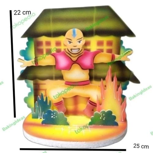 Jual Background Topper Kue Ulang Tahun Avatar Aang *) lihat deskripsi ...