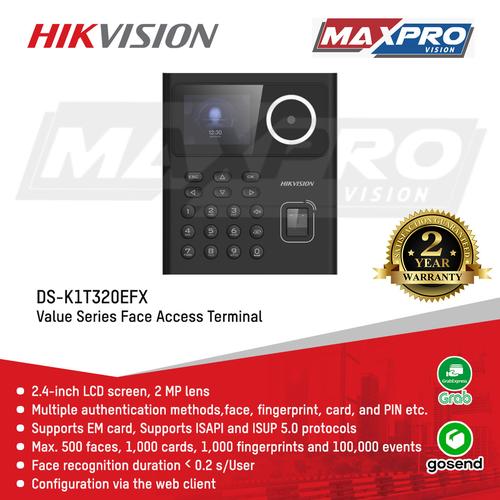 Jual DS-K1T320EFX - HIKVISION ACCESS CONTROL - Jakarta Barat - Maxpro Vision | Tokopedia