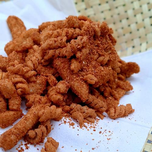 Jual Basreng stik mix Makaroni spiral |Cemilan basreng mix makaroni ...