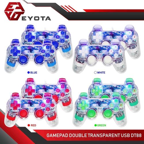 Jual Gamepad Double Getar Transparan EYOTA USB - Kota Medan - SUPERJAYA ...