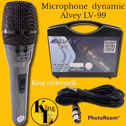Jual mic microphone dynamic kabel alvey LV 99 titanium class - Kota Yogyakarta - king ...