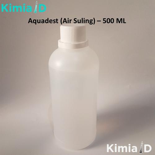 Jual Aquadest 500ML Air Suling Air Murni Air PH 7 PH 7 Water Air Reagen ...