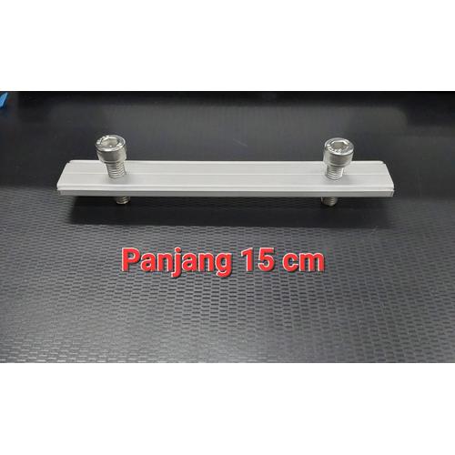 Jual Rail Splice / Joiner Mounting PV Solar Module Panel Surya - PANJANG 15Cm - Jakarta Barat ...