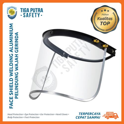 Jual Face Shield PVC Welding Las Aluminium / Visor Pelindung Wajah ...