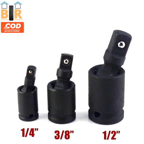 Jual Adapter Shock Sok Socket Extension Sambungan Bor 1/4 1/2 3/8 Inch ...