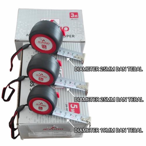 Jual Meteran 3M 5M 7.5M Auto Stop Pengukur Dimensi Jarak TEBAL - 3 ...