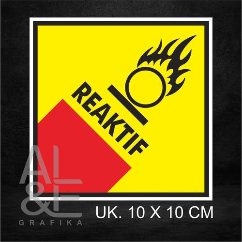 Jual STIKER REAKTIF - SIMBOL LIMBAH B3 - 10X10 - Kota Medan - AL&EL ...