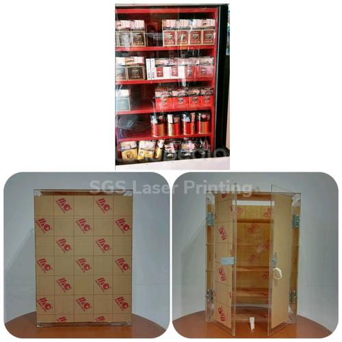 Jual Tempat Display Acrylic 5 Susun Plus Tutup - Packing Kayu - Jakarta ...