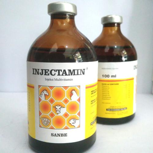 Jual INJECTAMIN 100 ML BY SANBE | MULTIVITAMIN INJEKSI UNTUK HEWAN ...