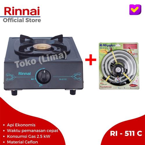 Promo Kompor Gas Rinnai RI 511c Kompor Ceflon Rinnai Kompor 1 Tungku ...