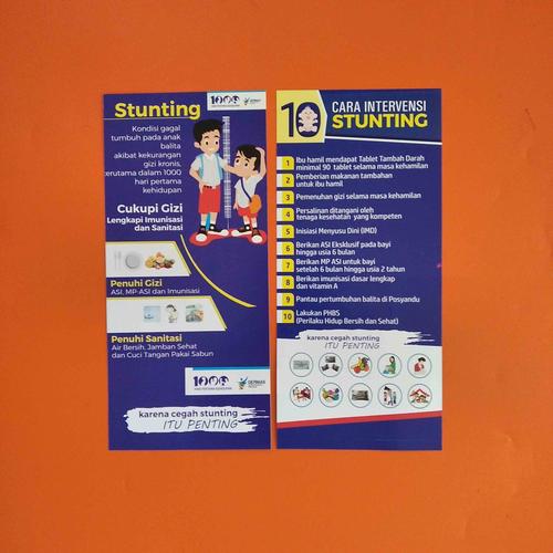 Jual Flyer stunting - Paket isi 25 - Kab. Sleman - Lentera Poster Jogja ...
