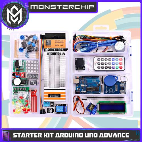 Jual MINI MONSTER TRAINER ARDUINO KIT STARTING ARDUINO BASIC PAKET ...