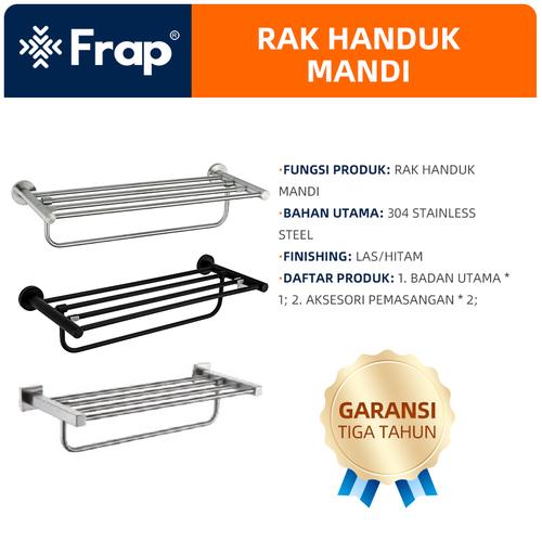 Promo FRAP Gantungan Handuk Hitam Hanger Handuk Towel Holder Kamar ...