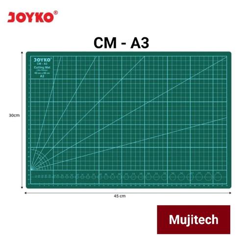 Jual CUTTING MAT JOYKO ALAS PEMOTONG CUTTER - A3 - Kab. Tangerang - Mujitech | Tokopedia