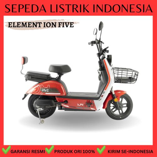 Jual Sepeda Listrik E-Bike Element Ion Five - black green - Kota ...
