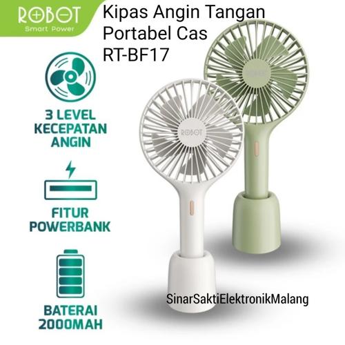 Jual Kipas Angin Robot RT-BF17 Mini Fan Portable Tangan Cas USB Genggam ...