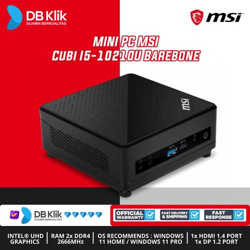 Promo MINI PC MSI Cubi I5-10210U Barebone Cicil 0% 3x - Kota Surabaya ...