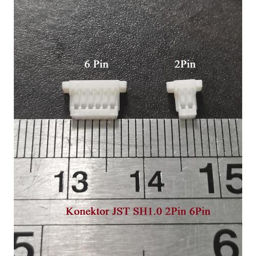 Jual 1pcs Housing Konektor Micro JST SH 1.0 SH1.0 1mm 6Pin 2Pin Female - 2Pin - Kab. Bekasi ...