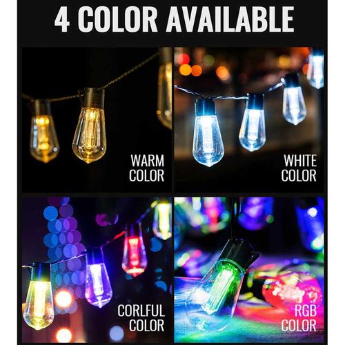 Promo Lampu Hias Taman Outdoor Dekorasi Tenaga Solar Panel 20 LED 5M ...