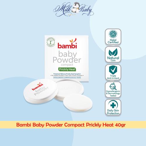 Jual Bambi Baby Powder Compact Prickly Heat 40gr - Kota Makassar ...