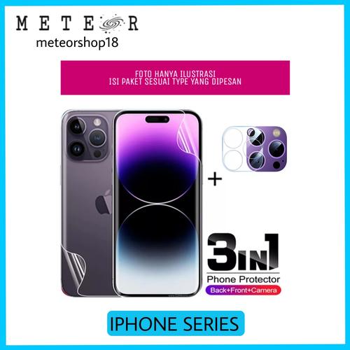Jual IPHONE 12 PRO MAX HYDROGEL FRONT BACK SCREEN ANTI GORES CAMERA - Kota Tangerang - METEOR_ID ...